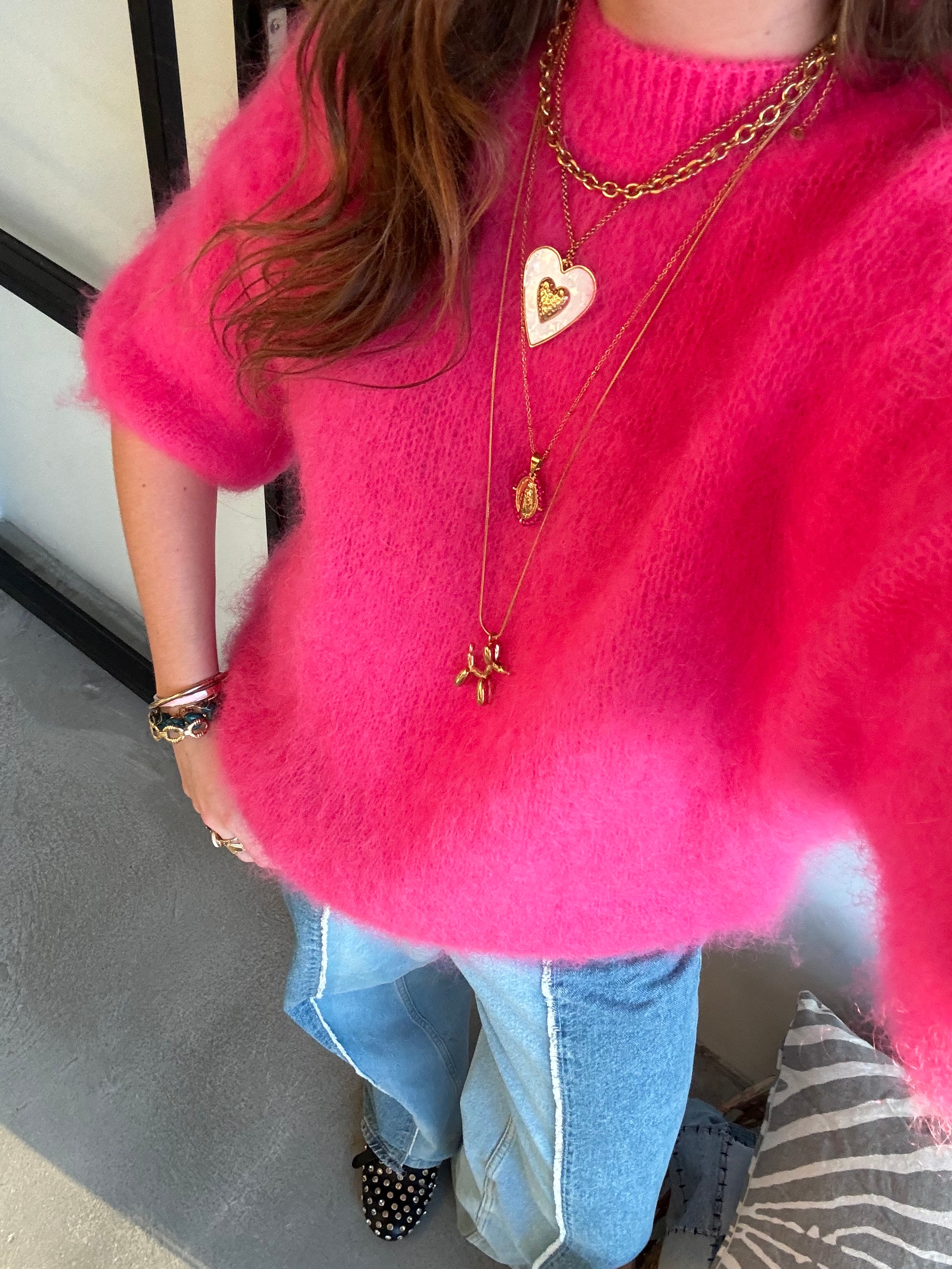 Bobbi Sweater Roze – Bee Swiet